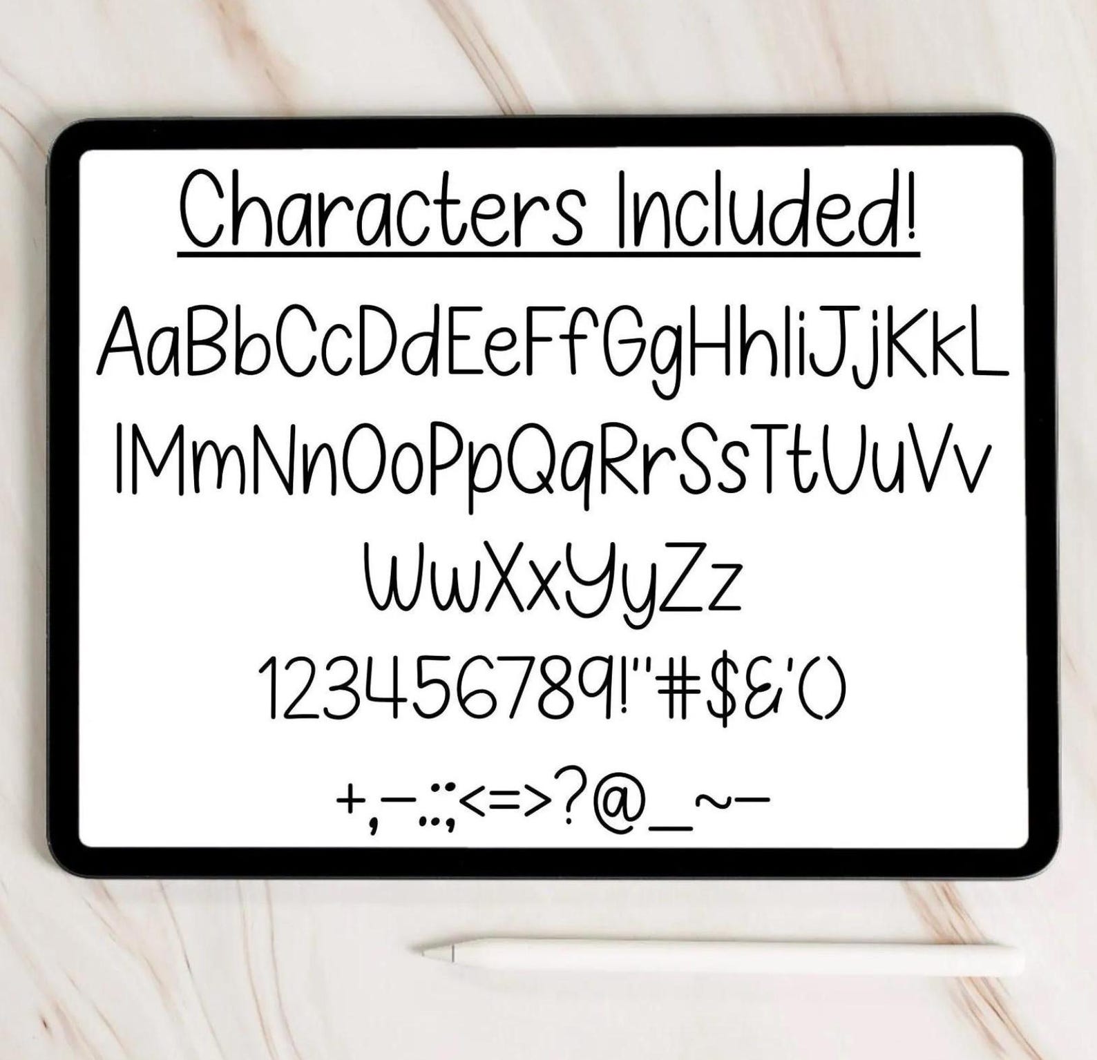 Handwritten Font Cute Teacher Neat Font for Notes Serif Font for ...