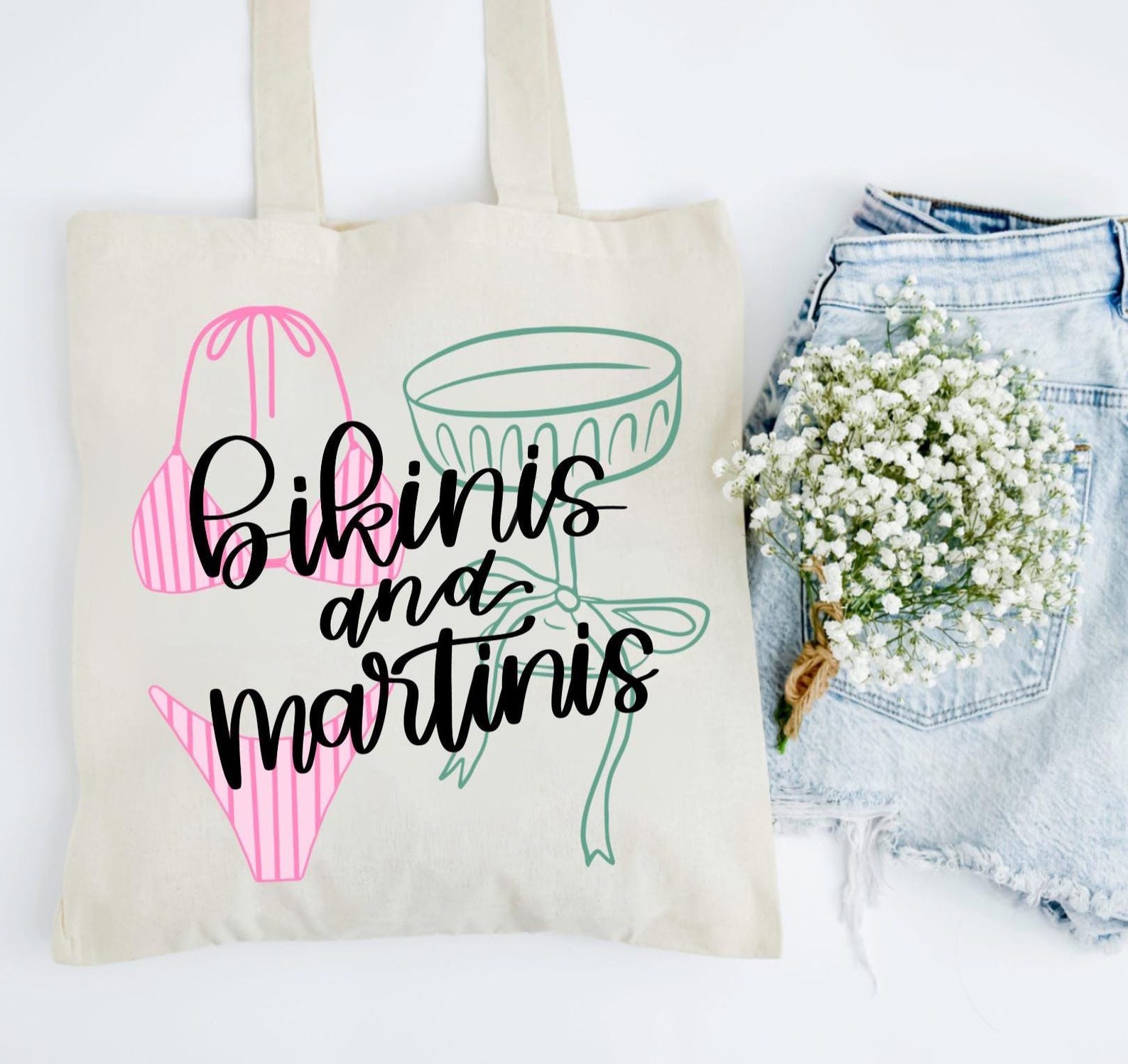 Bikinis and Martinis Svg Banner Bachelorette Party Bikinis and Martinis ...