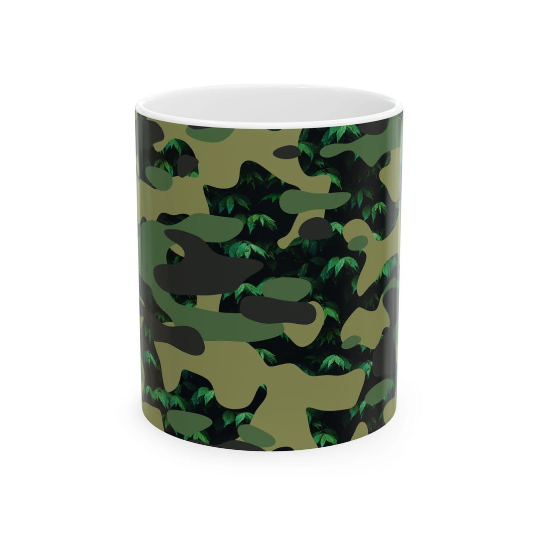 Army Forest Camo Mug, Military Camouflage Coffee Cup, Soldier Army Gift ...