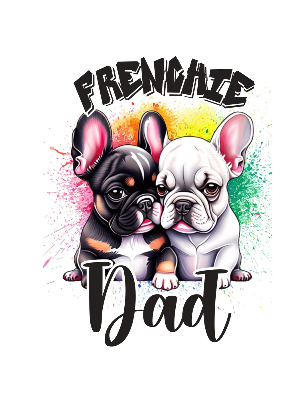 Frenchie Dad PNG - Etsy