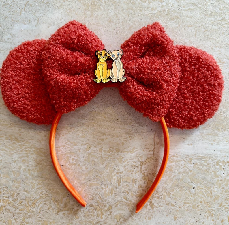 Lion King Simba and Nala Inspired Mouse Ears Headband - Etsy