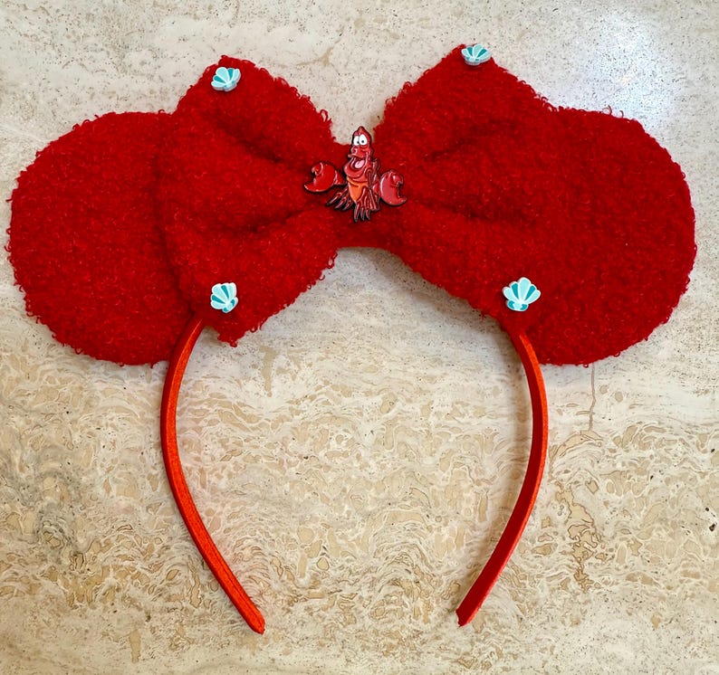 Ariel Flounder Sequin Mickey Ears Headband – Little Mermaid Disney - Etsy