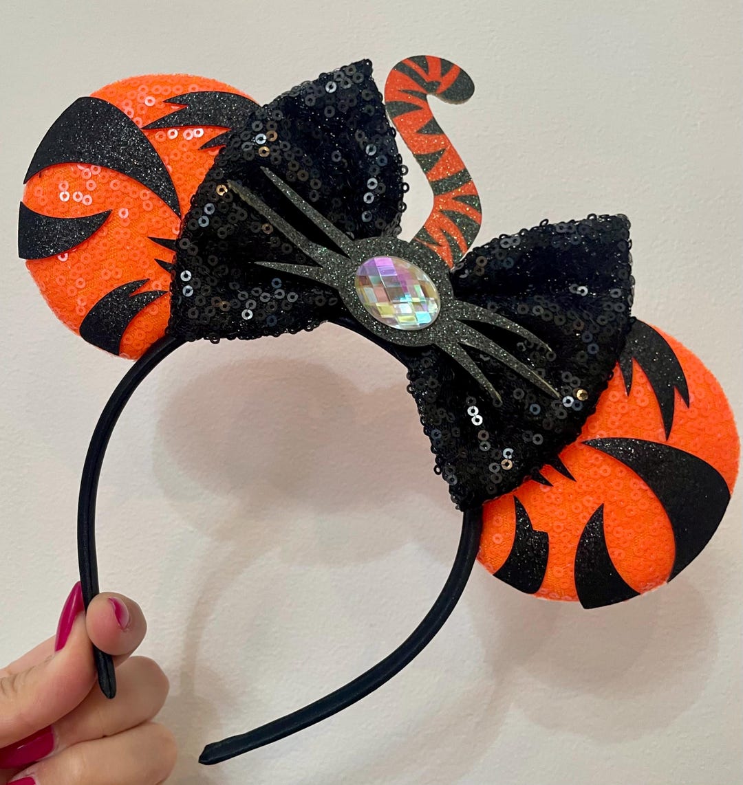 Winnie the Pooh TIGGER Inspired Mickey / Minnie Ears Headband. - Etsy