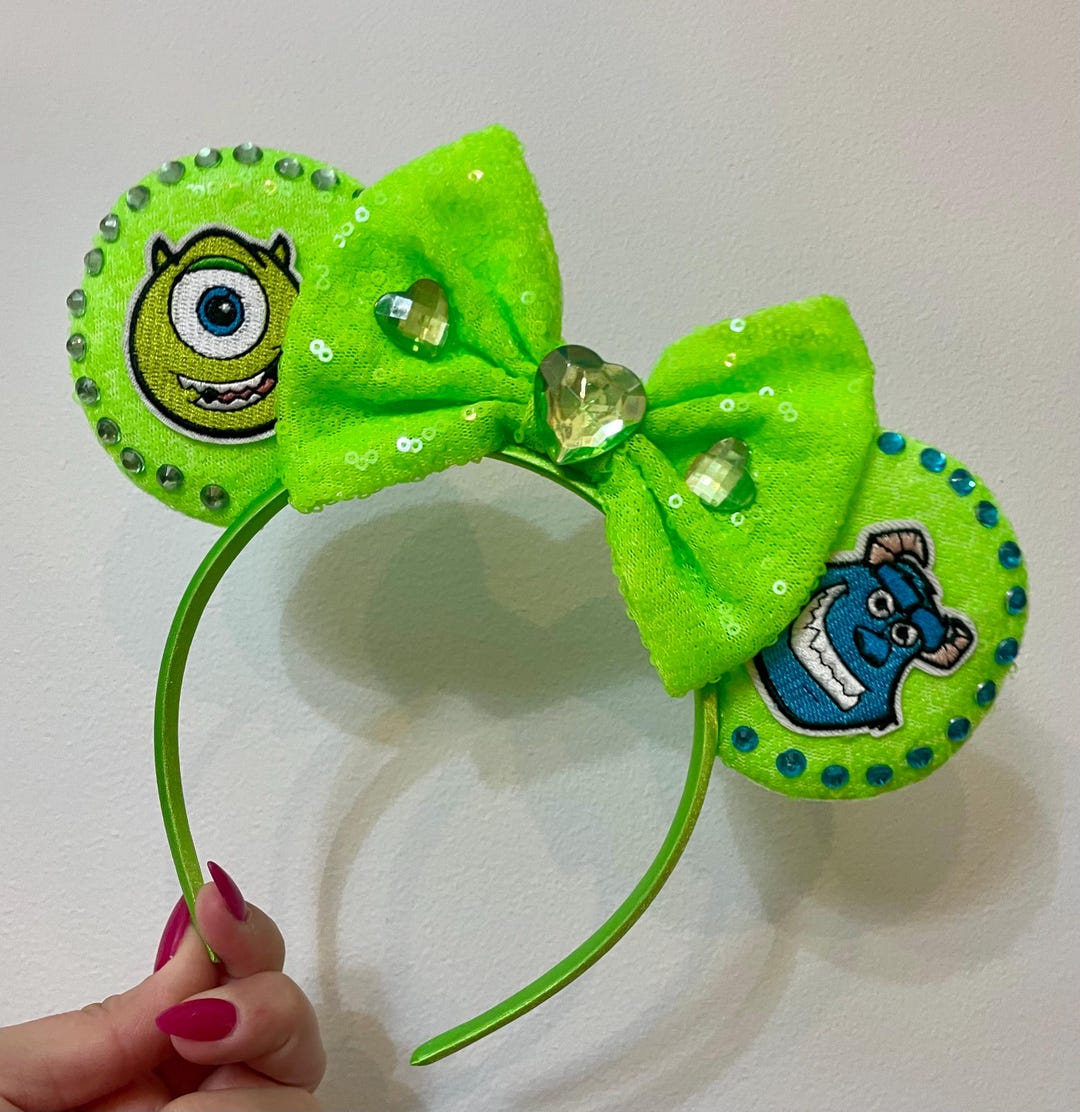 Monsters Inc. Mickey Mouse Ears Headband: Sully & Mike Inspired - Etsy ...
