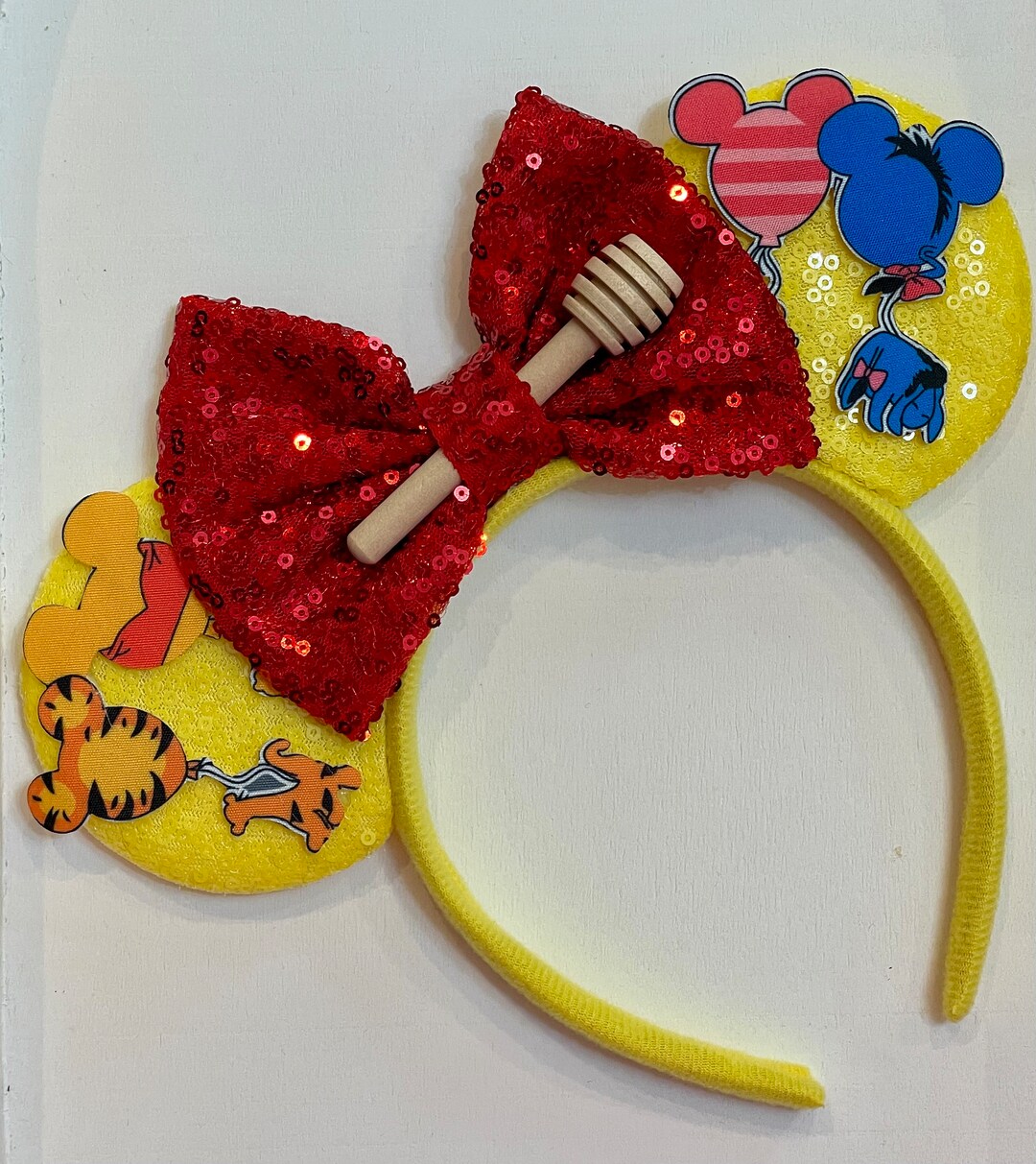 Winnie the Pooh Honeycomb Mickey Ears for Disney With Tigger, Piglet ...