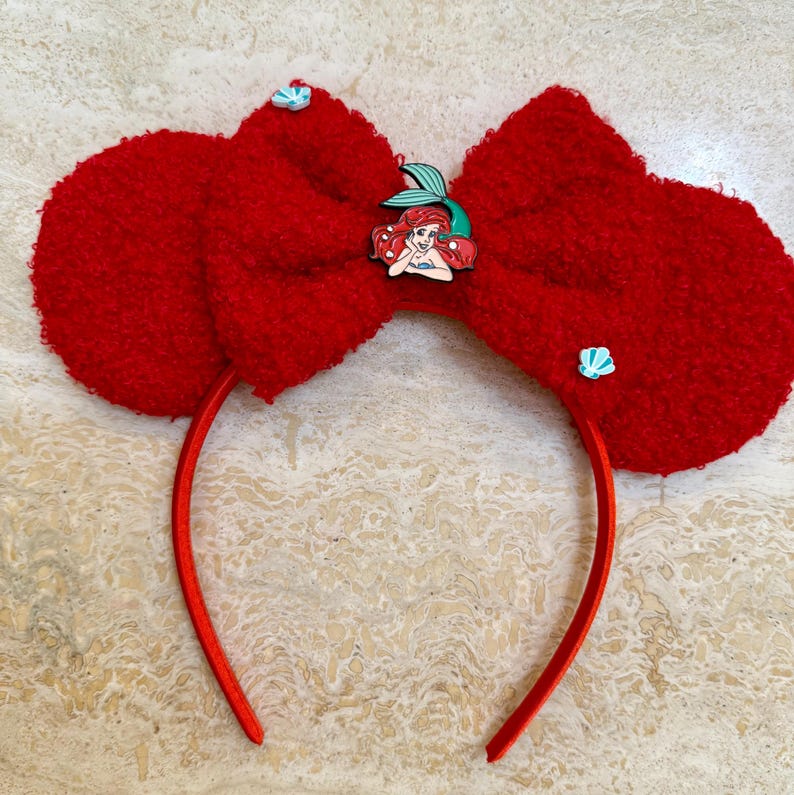 Ariel Flounder Sequin Mickey Ears Headband – Little Mermaid Disney - Etsy