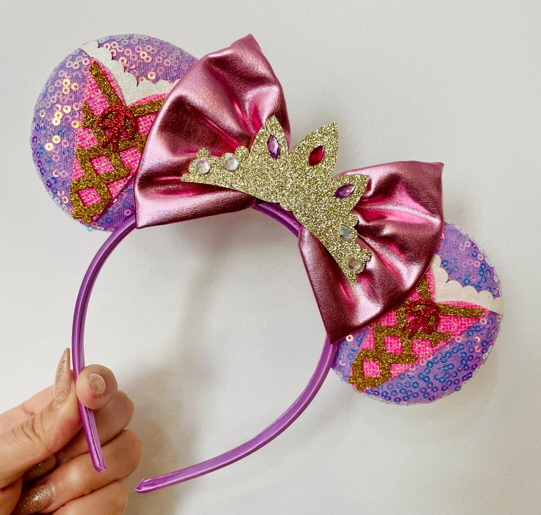 Tangled Rapunzel Inspired Mickey / Minnie Mouse Ears. - Etsy