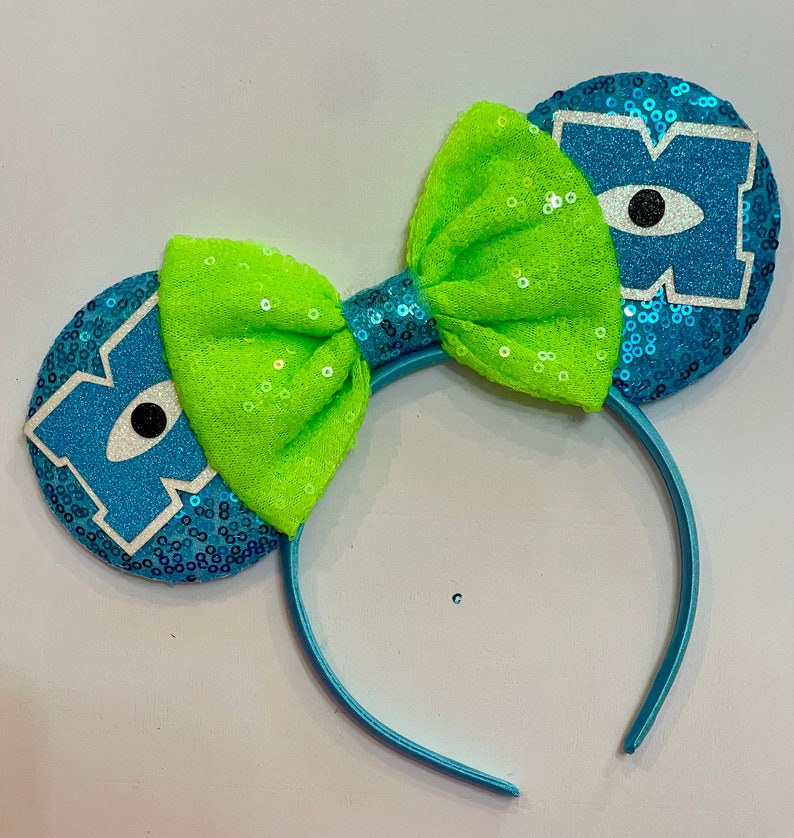 Monsters Inc Inspired Headband Monsters University Disney Ears - Etsy