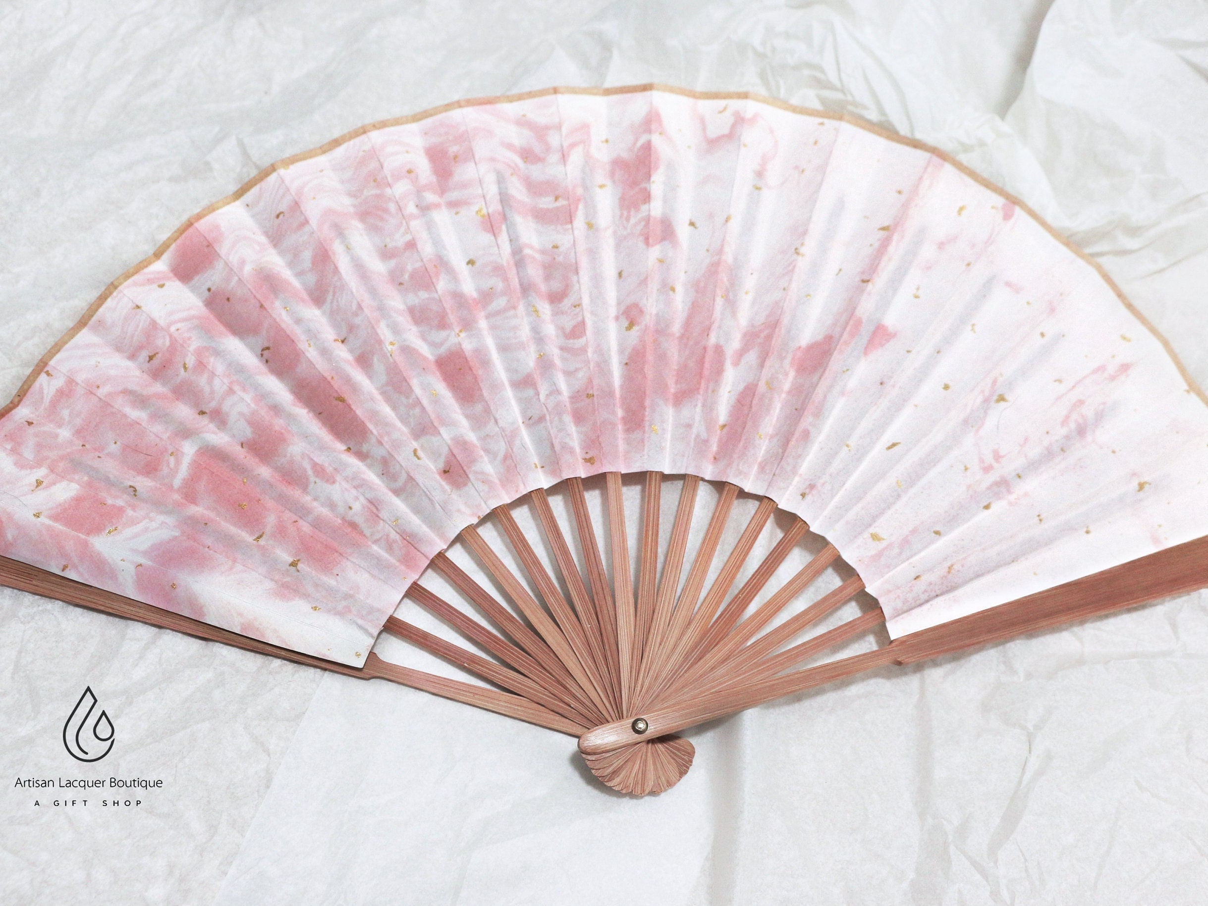 6PCS Personalised Bamboo Lacquer Wedding Fans, Wedding Party Favor ...