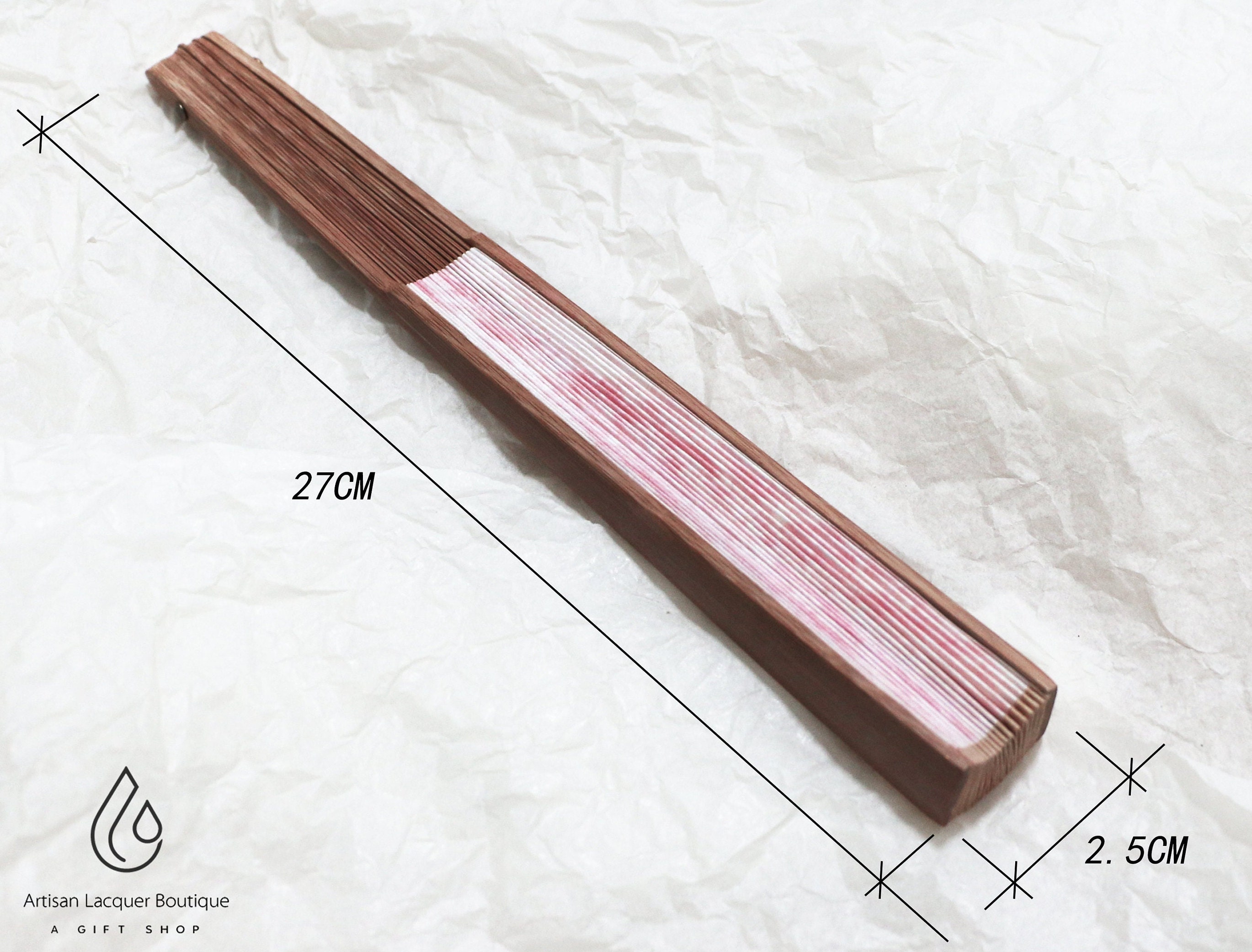 6PCS Personalised Bamboo Lacquer Wedding Fans, Wedding Party Favor ...