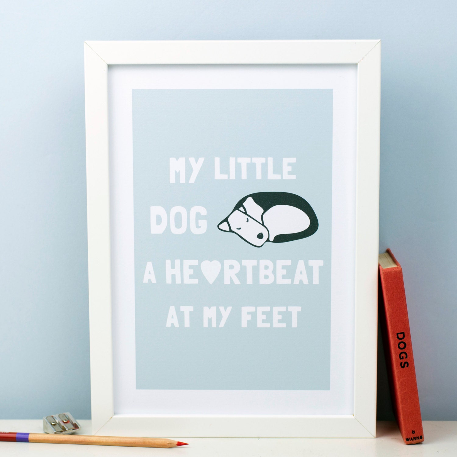 My Little Dog Print Terrier Print Dog Print Dog Art - Etsy UK