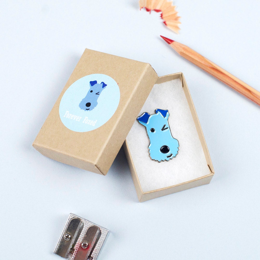 Dog Enamel Lapel Pin Enamel Pin Dog Brooch Dog Pin Terrier - Etsy