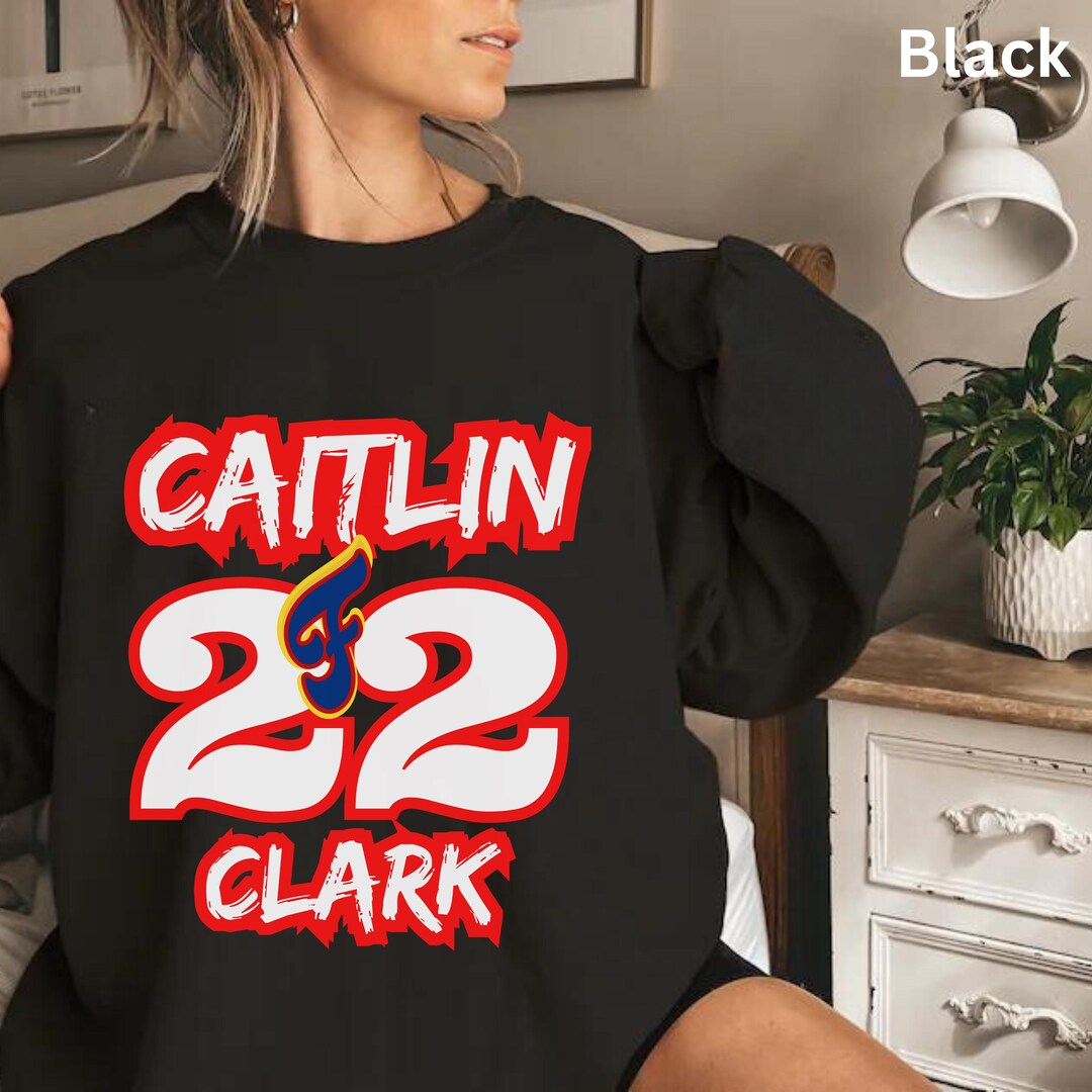 Clark Fever 22 Sweatshirt, Caitlin Clark Indiana Fan Shirt, Lowa Fan ...