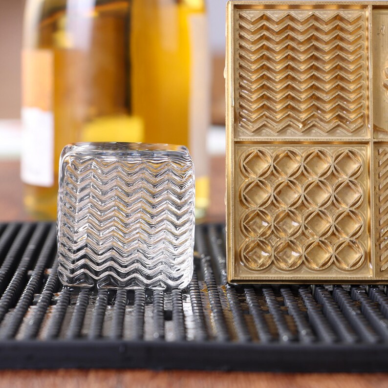Custom Logo Ice Cube Tray, Brass Ice Stamp Plate, Anniversary Gift ...