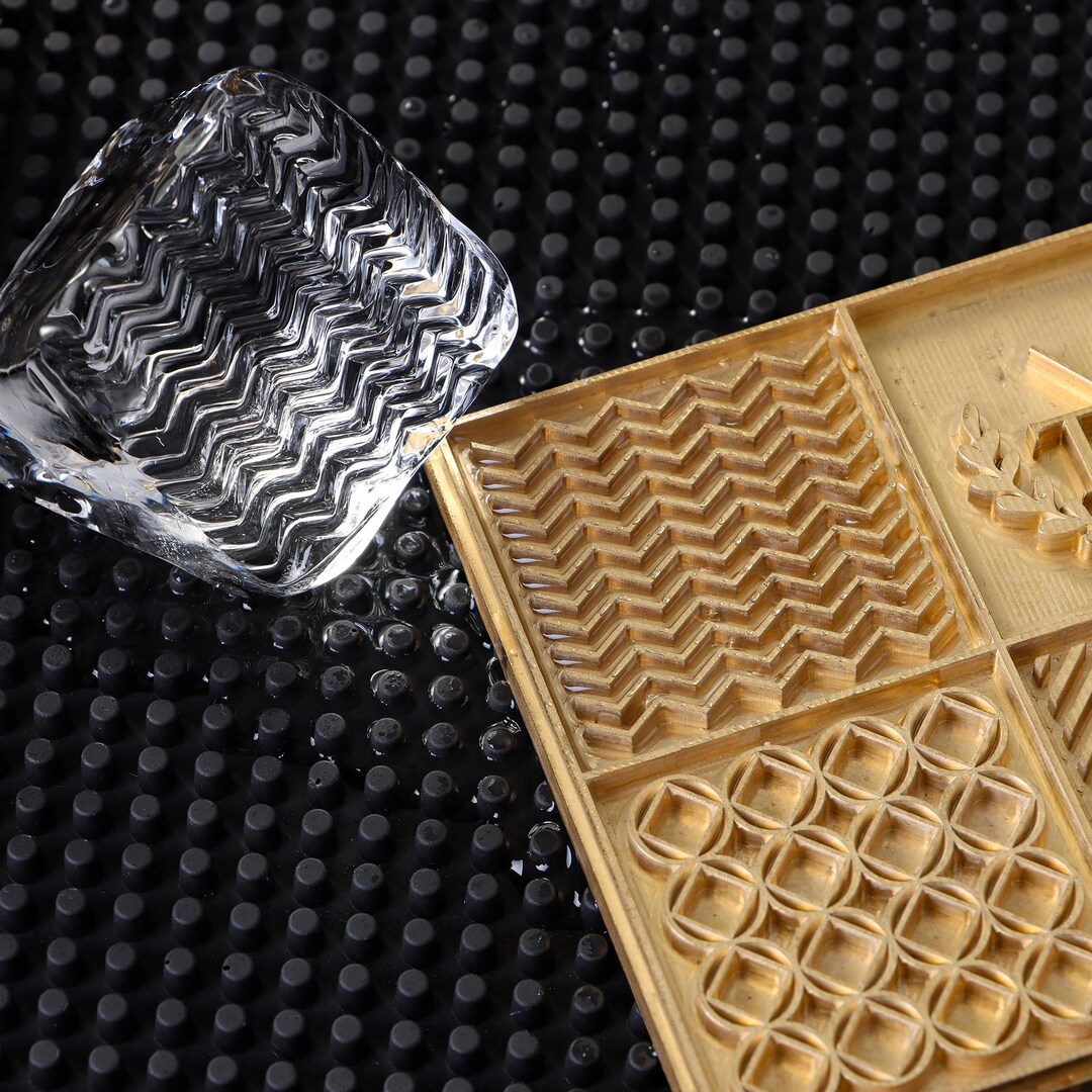 Custom Brass Ice Cube Tray, Branded Ice Stamp Molds - Etsy