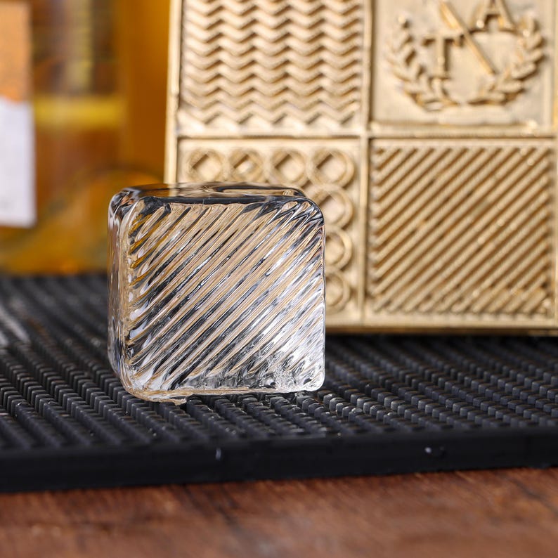 Custom Logo Ice Cube Tray, Brass Ice Stamp Plate, Anniversary Gift ...