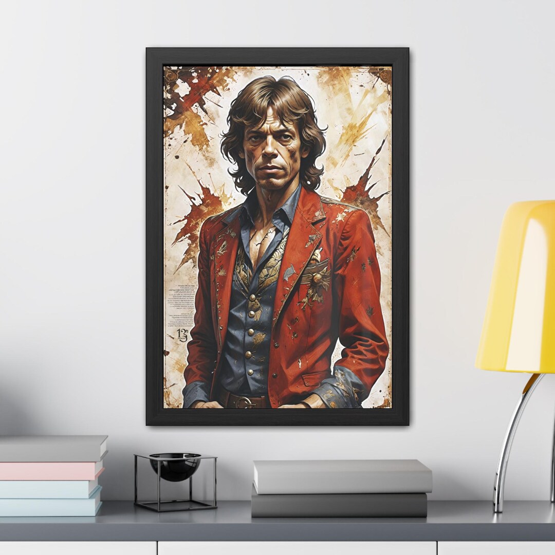 MICK JAGGER POSTER - Digital Art Print, Wall Art, Digital Download ...
