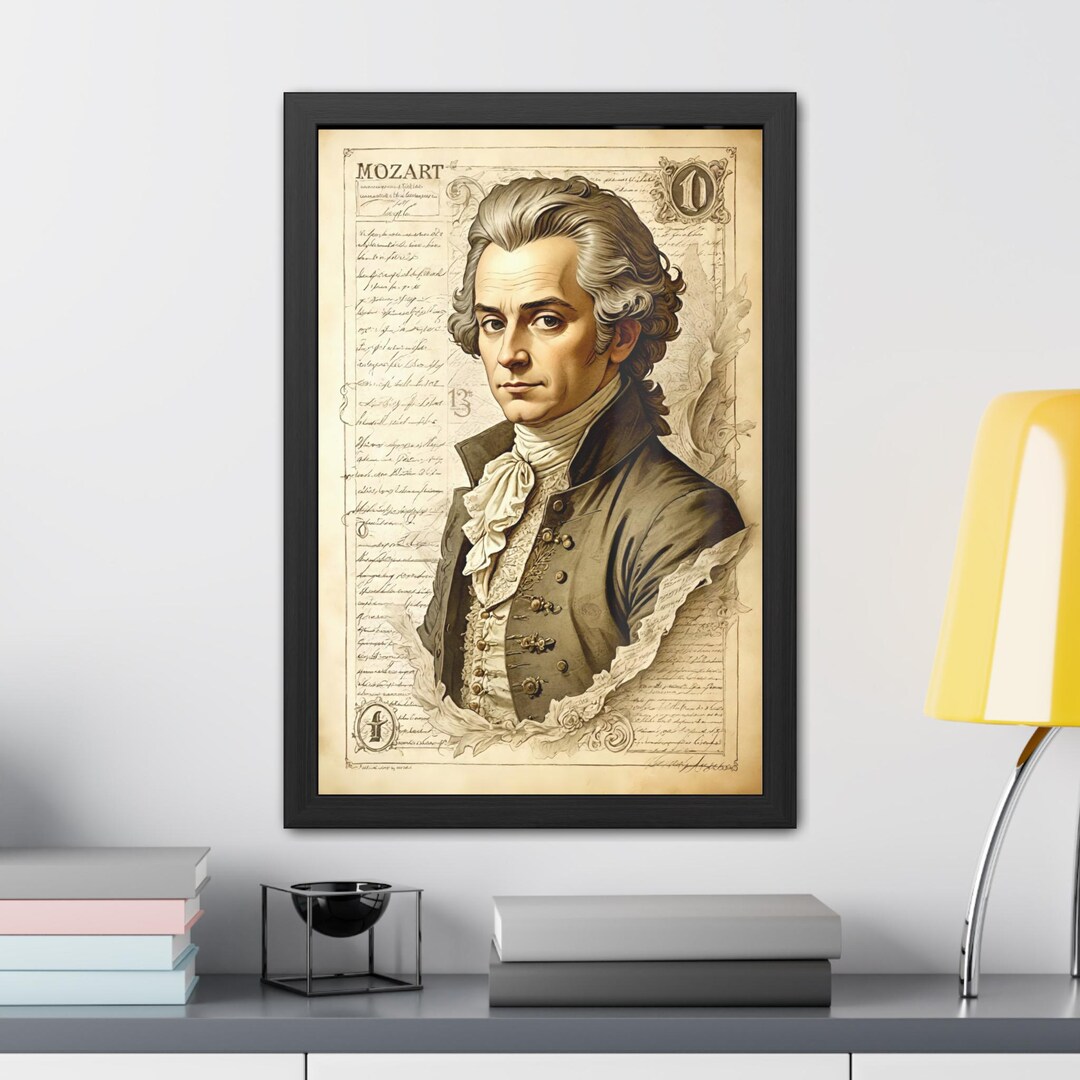 MOZART Poster - Digital Art Print, Wall Art, Digital Download, Home ...