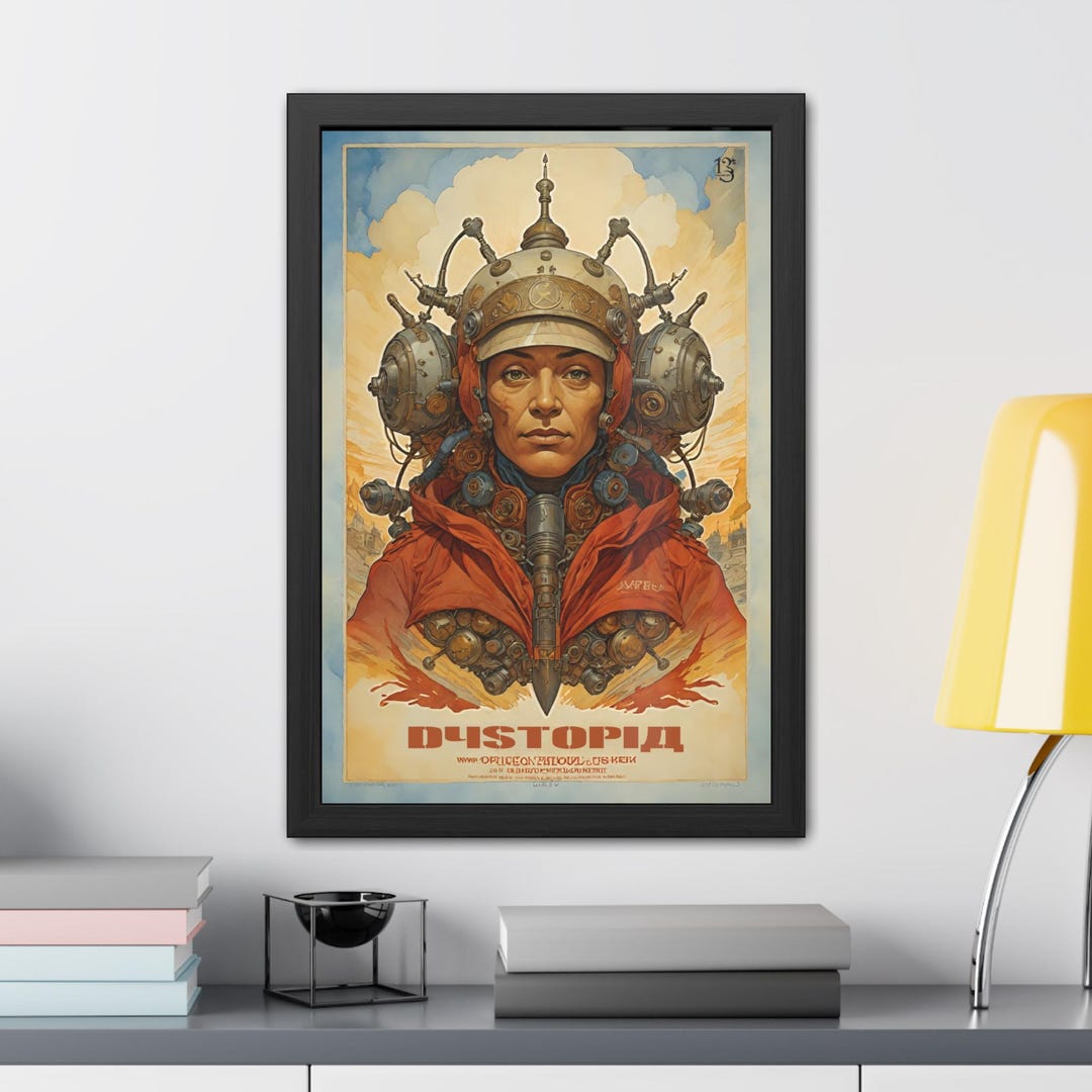 DYSTOPIA SCIFI POSTER - Digital Art Print, Wall Art, Digital Download ...