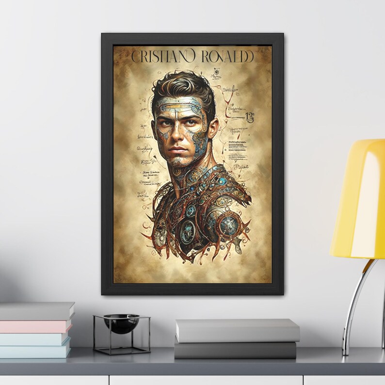 Cristiano Ronaldo Poster - Digital Art Print, Wall Art, Digital ...