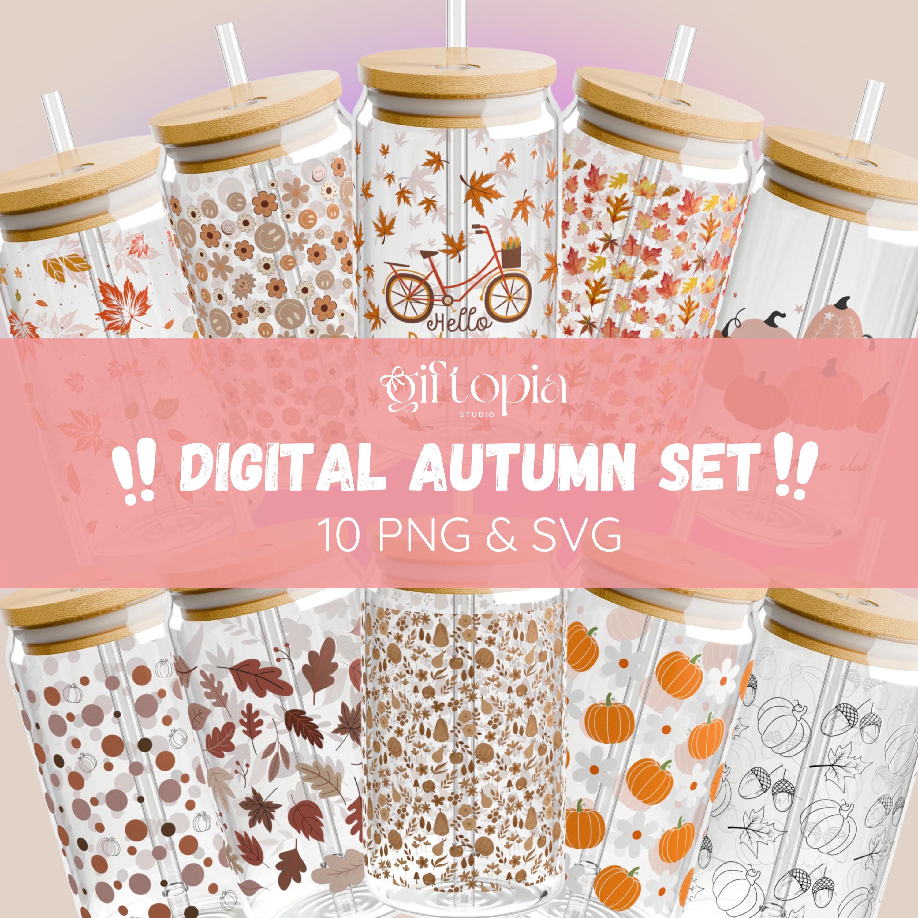 Autumn Splendor: 10 Digital PNG and SVG Files for All, Inspired by the ...