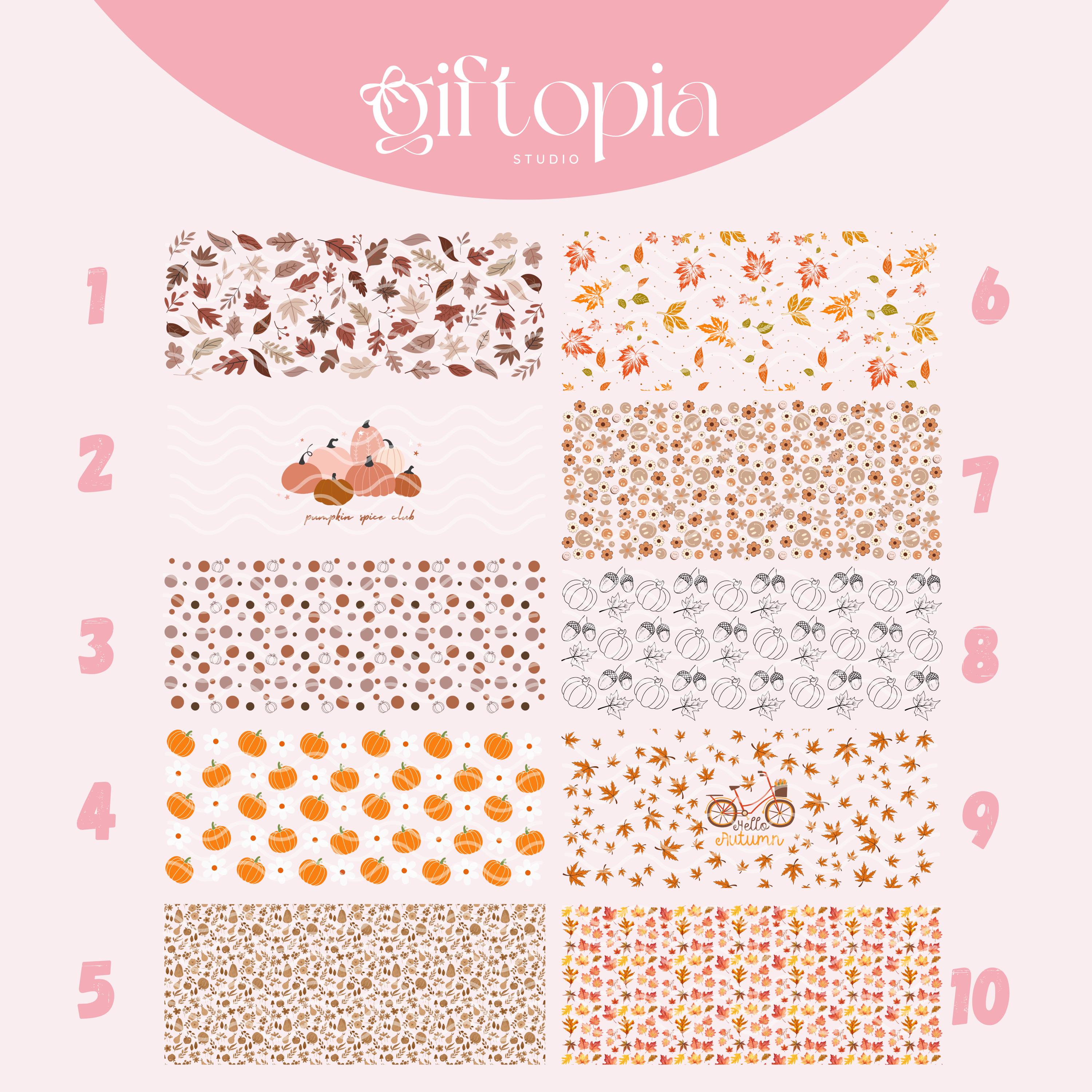 Autumn Splendor: 10 Digital PNG and SVG Files for All, Inspired by the ...