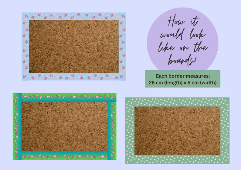 Flower Borders, Floral Theme Bulletin Board Borders, Classroom Bulletin ...