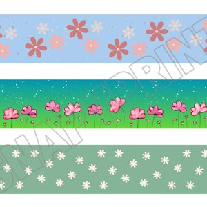 Flower Borders, Floral Theme Bulletin Board Borders, Classroom Bulletin ...
