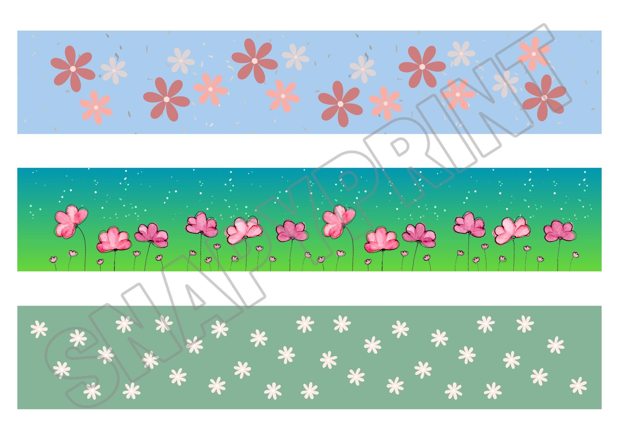 Flower Borders, Floral Theme Bulletin Board Borders, Classroom Bulletin ...