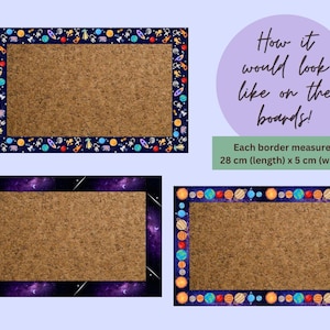 Space Borders Space Bulletin Board Borders Classroom Bulletin Board ...