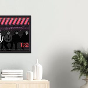 Limited Edition U2 Poster and Wall Art/ Gift Idea - Etsy