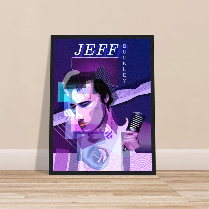 Framed Jeff Buckley Poster and Wall Art/ Gift Idea - Etsy