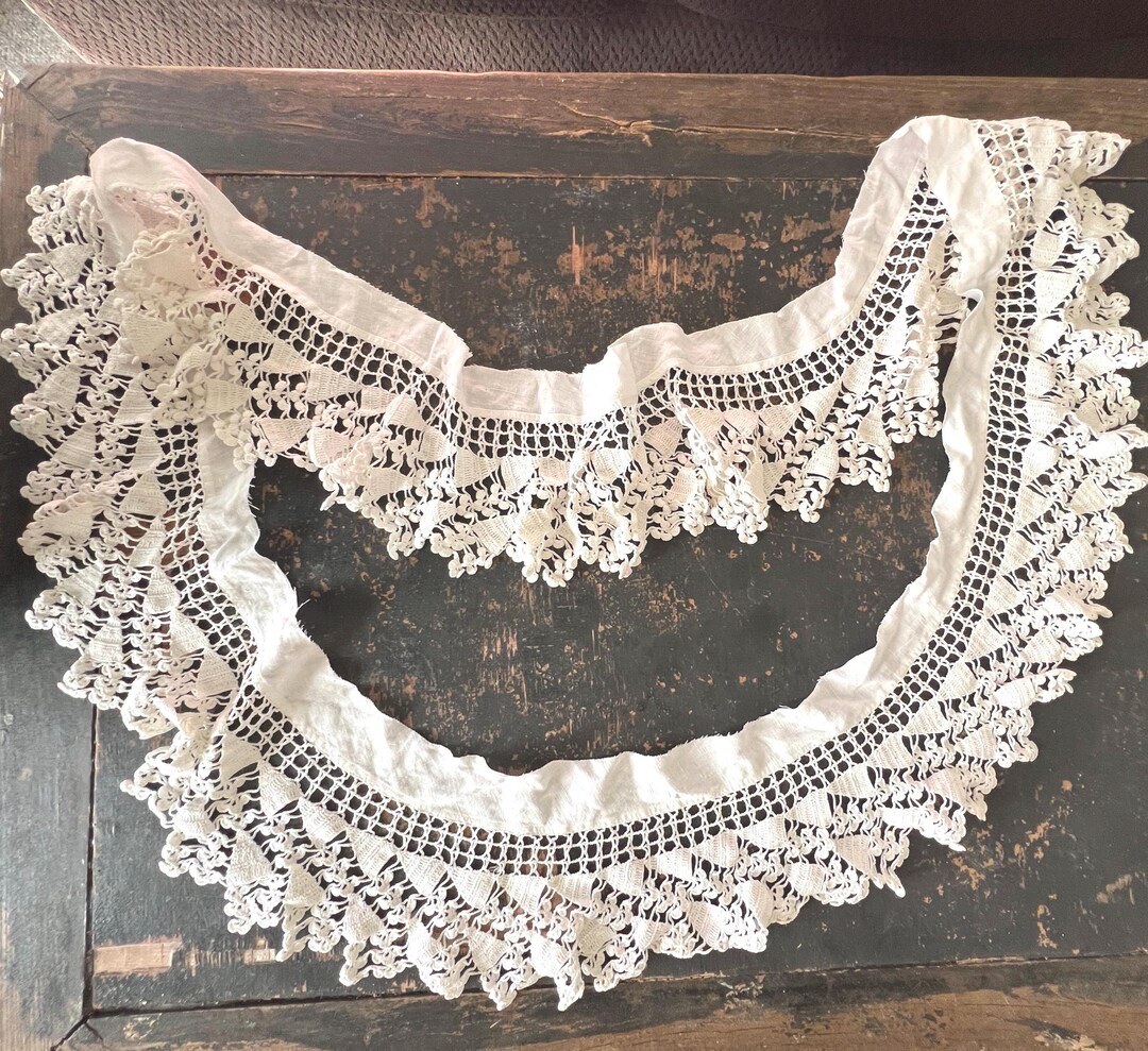 Circle of Crocheted Heavy Lace From Great Grandmother’s Estate Linen ...