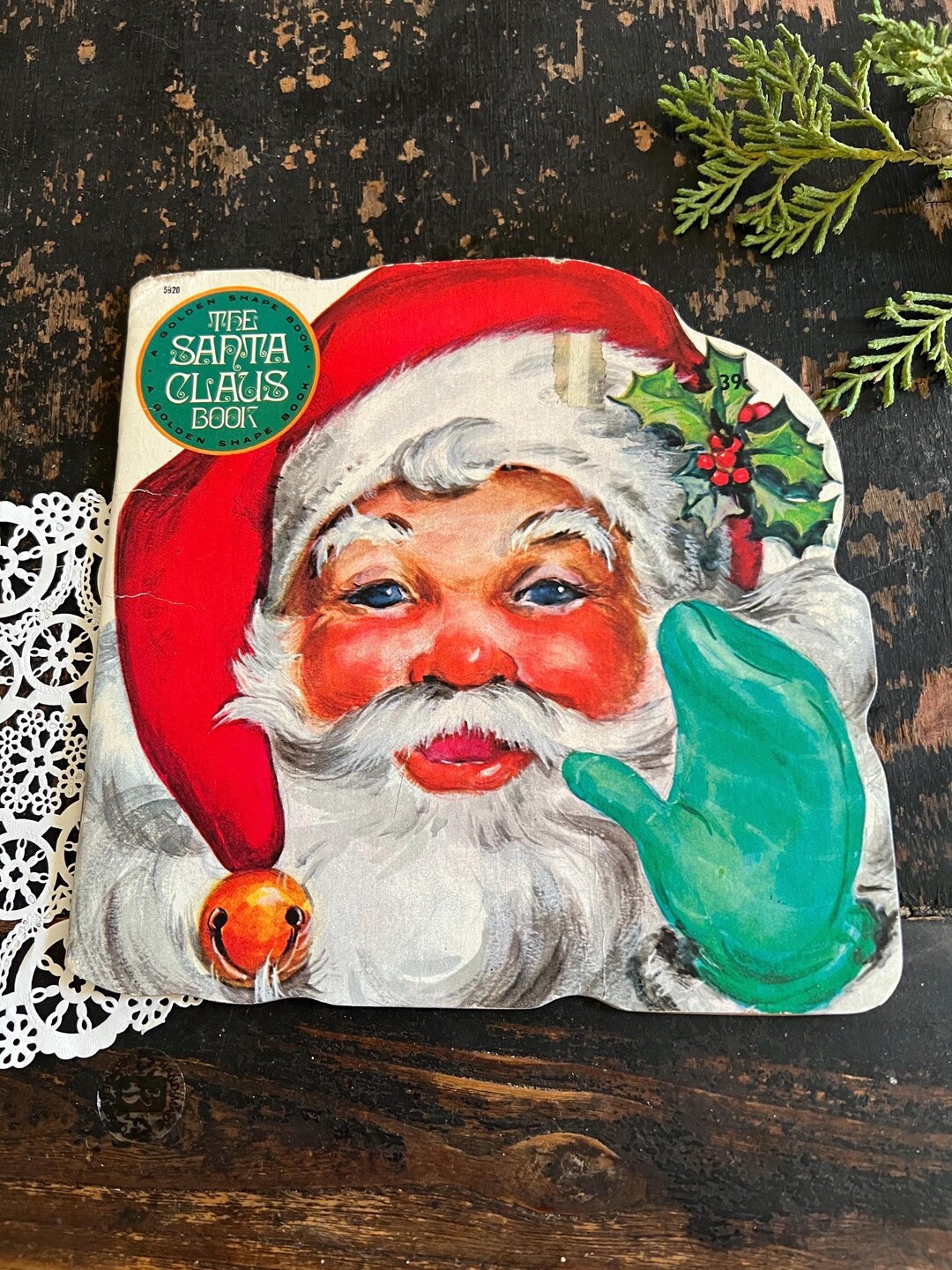 The Santa Claus Book Vintage 1972 A Golden Shape Book. Eileen Daly - Etsy