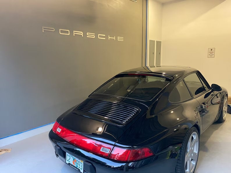 Porsche GT2 RS Metal Wall Sign Set XL Size Made in Germany Garage ...