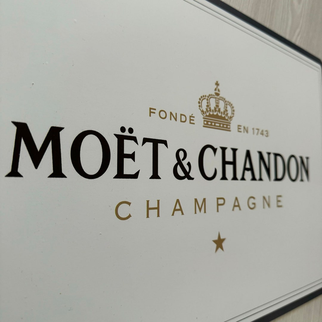 Moët Chandon XL Wall Sign Cafe Restaurant Bar Wall Sign Metal Wall Sign ...