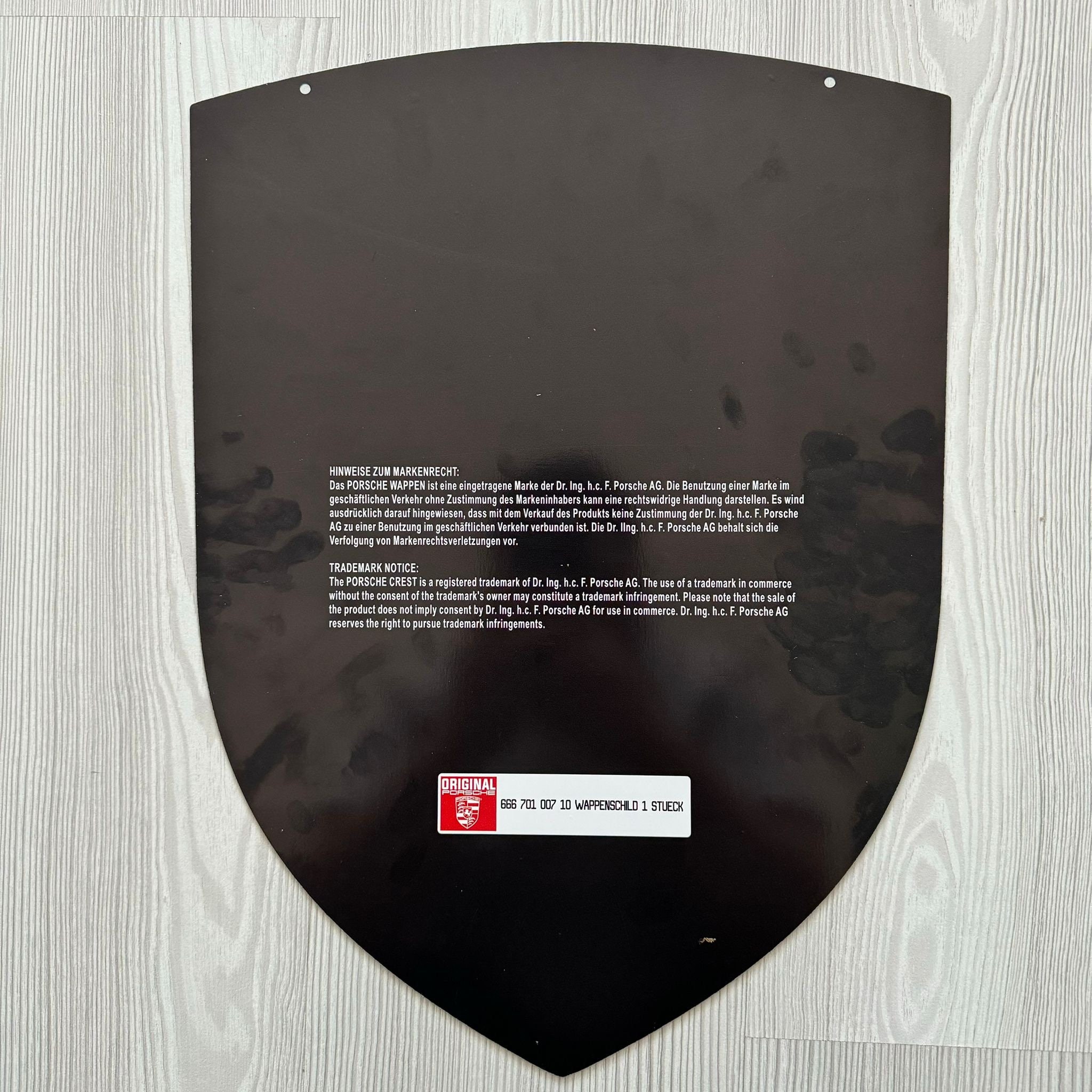 Porsche Vintage Metal Wall Sign Foil Dealership Sign Garage Sign Wall ...