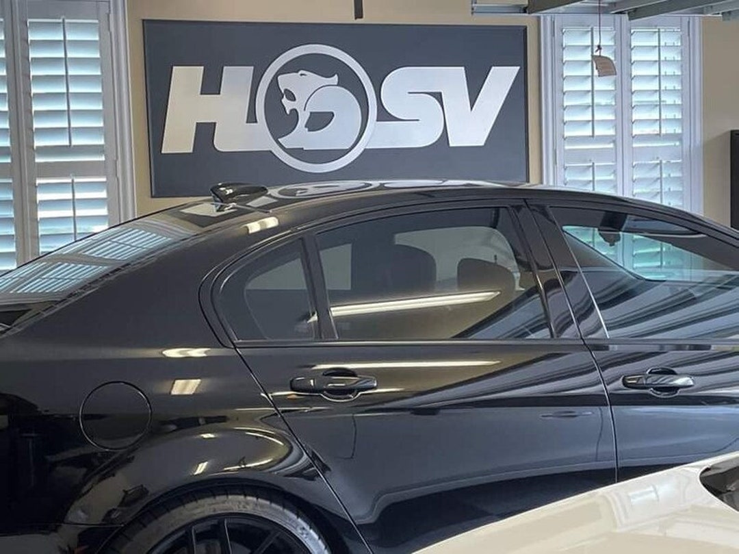 Holden HSV Logo Metal Wall Sign Set XL Size Made in Germany Garage ...