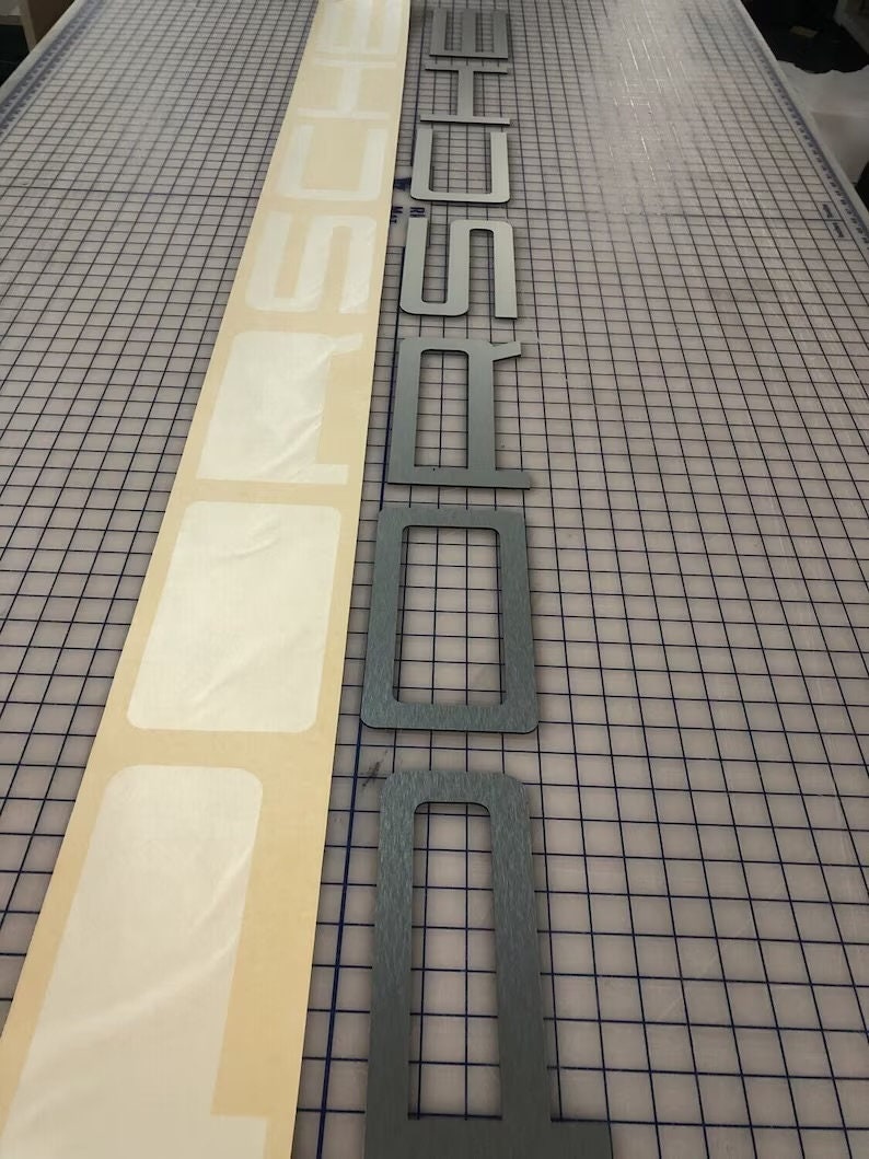 Porsche GT2 RS Metal Wall Sign Set XL Size Made in Germany Garage ...