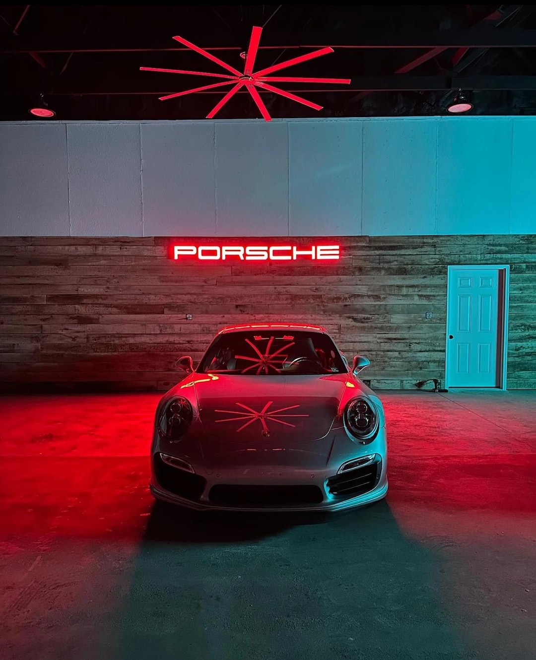 Porsche LED Dealership Letter Wall Sign Red Light Garage Decor ...
