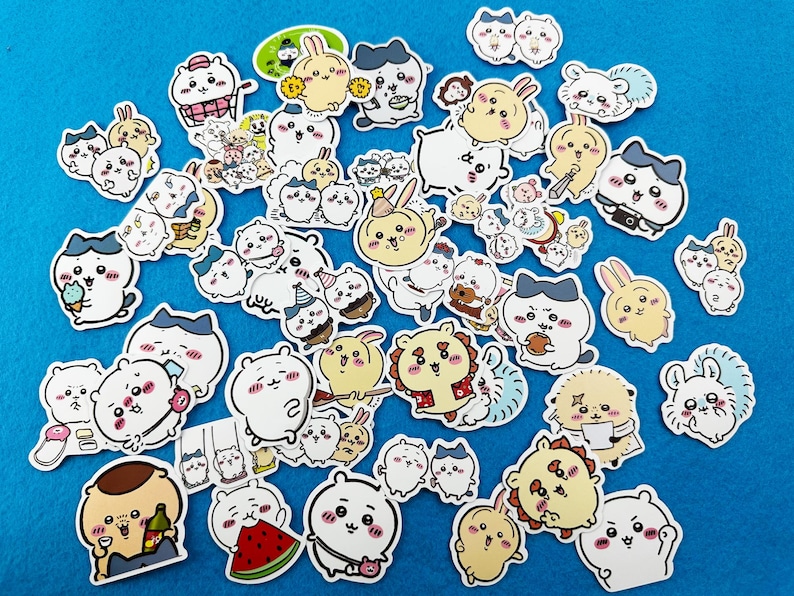 50 Sheets Chiikawa Sticker Pack-chiikawa Stickers-luggage Stickers ...