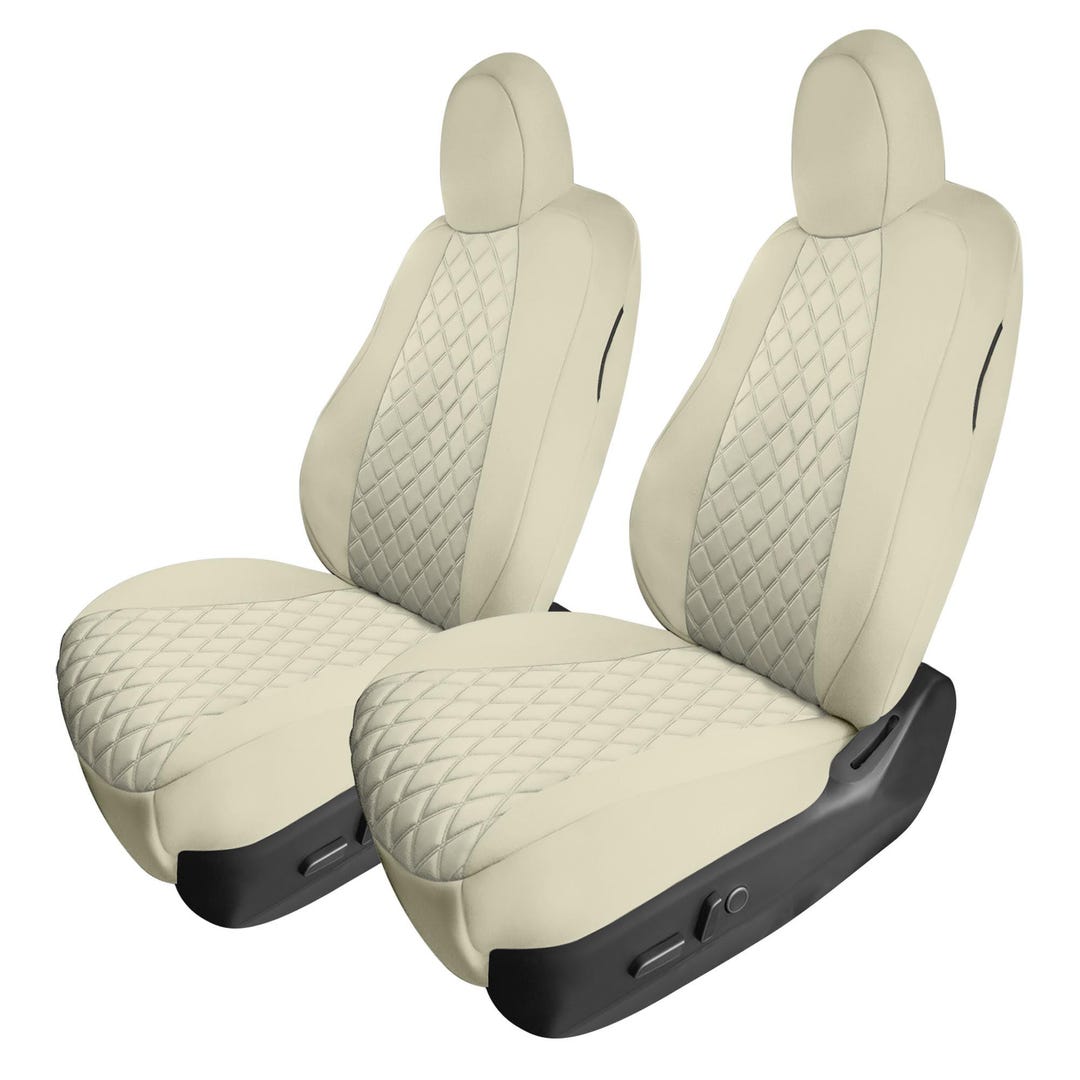 Buy Tesla Model 3 2017 - 2024 - Front Set - Beige Ultraflex Neoprene ...