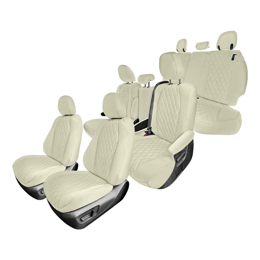 Toyota Sienna 8 Passenger - 2021 - 2024 - Full Set Seat Covers - Solid ...