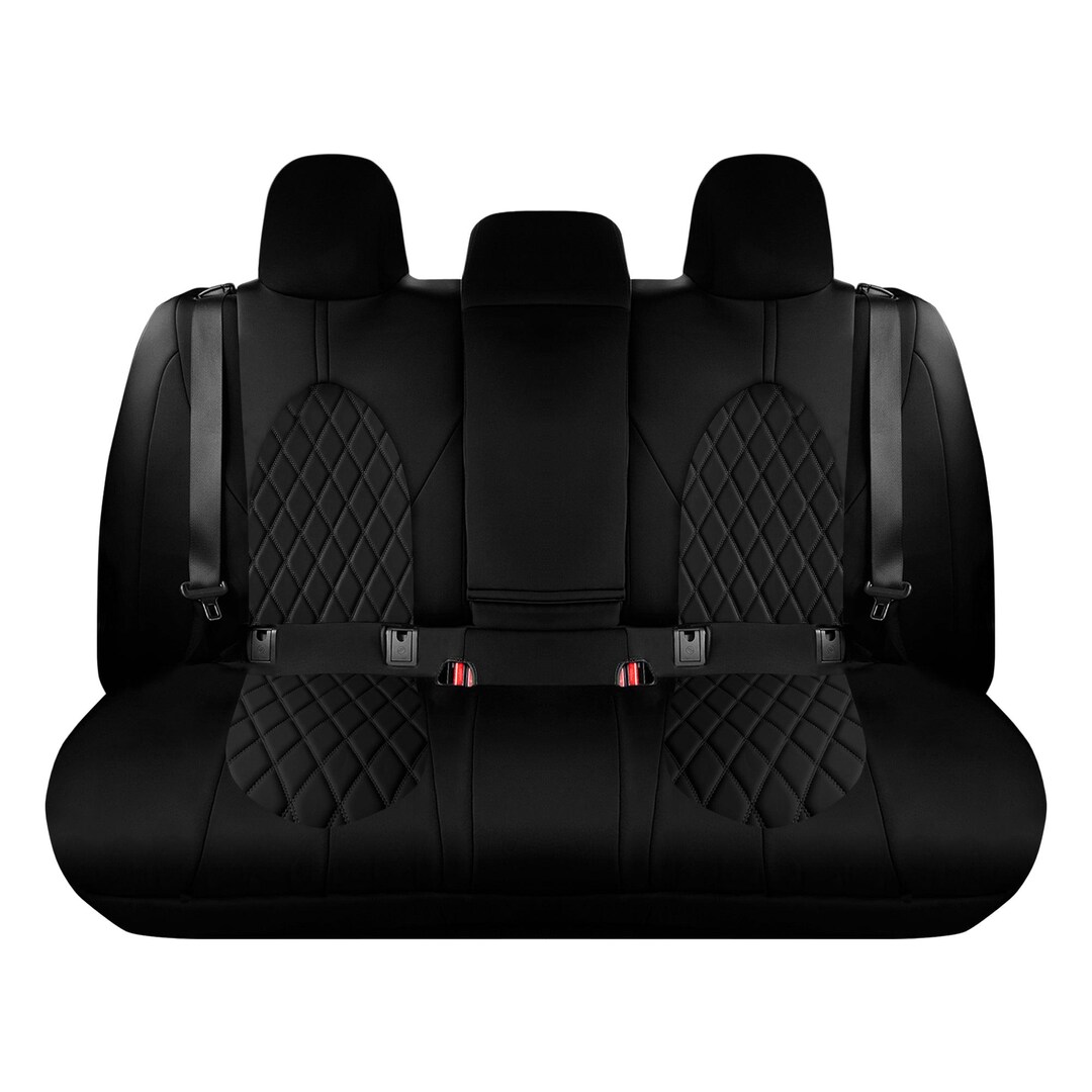 Toyota Camry 2018 - 2022 - Rear Set Seat Covers - Black Ultraflex ...