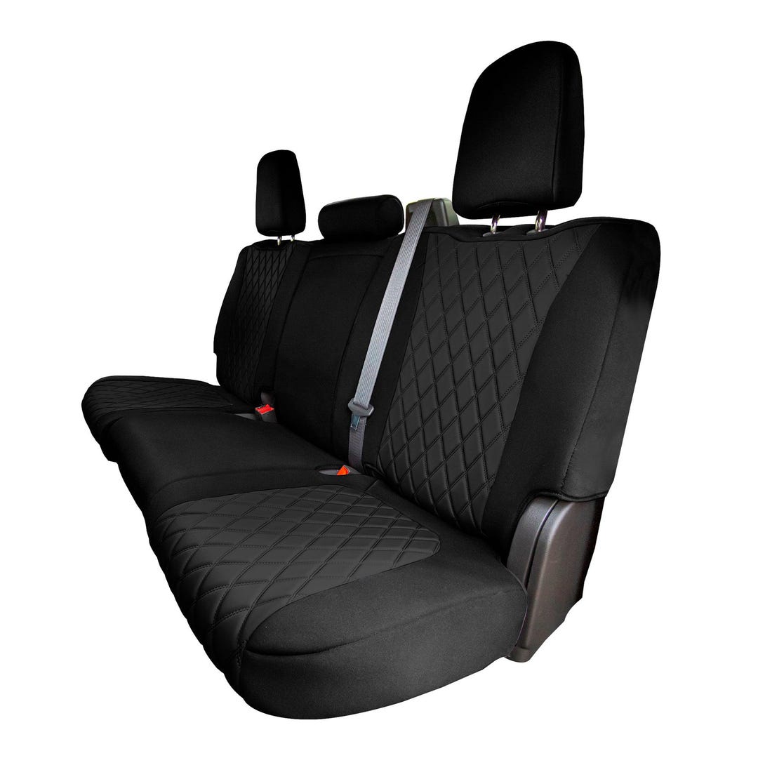 GMC Sierra 1500 2500HD 3500HD SLE Base 2019-2023 - Rear Set Seat Covers ...