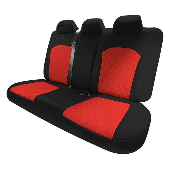 KIA Forte 2019 2024 FE LXS Rear Set Seat Covers Red Ultraflex Neoprene Etsy