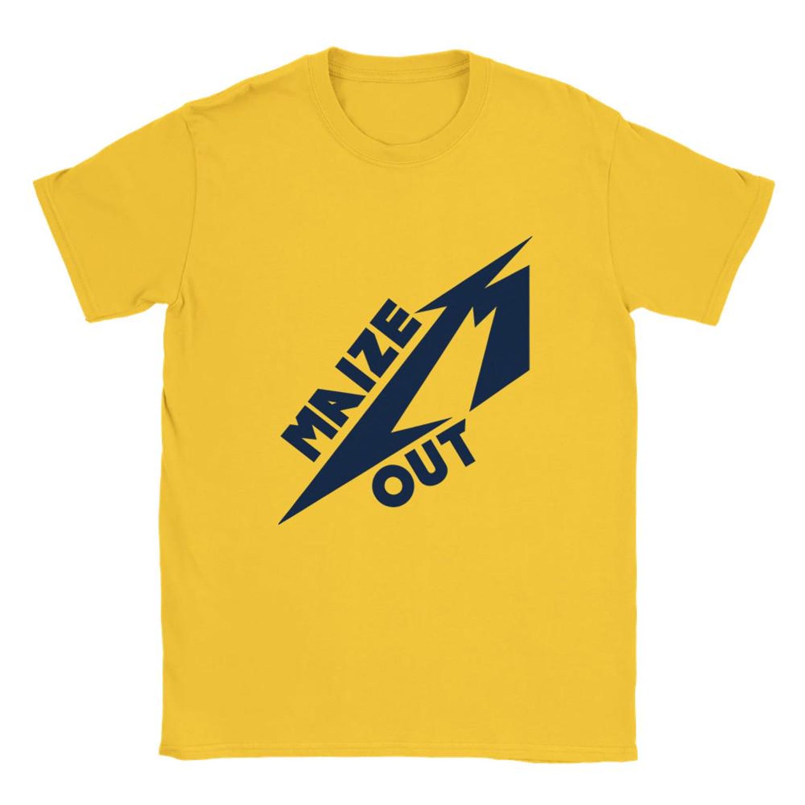 Michigan - Metal M & Maize Out - Classic Unisex Crewneck T-shirt ...