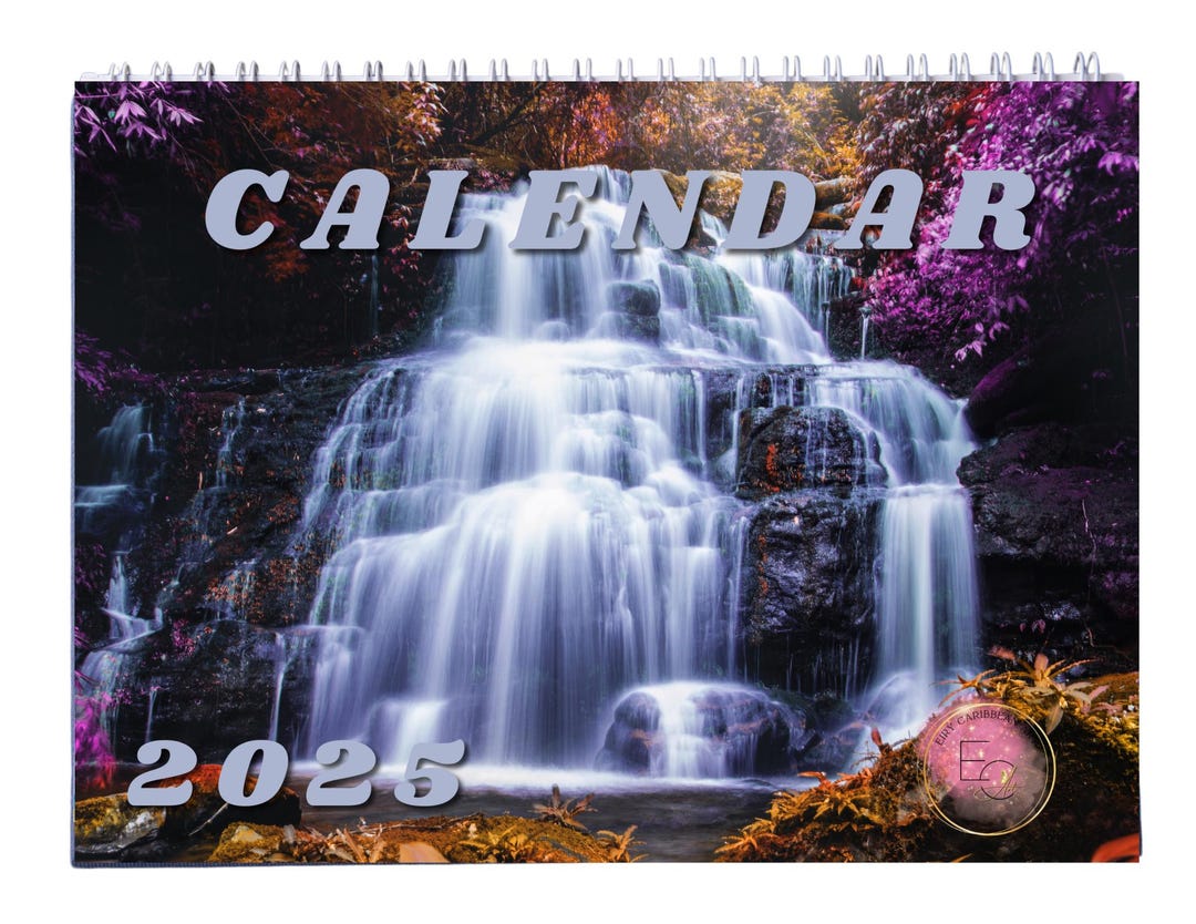 River Calendar 2025 - Etsy
