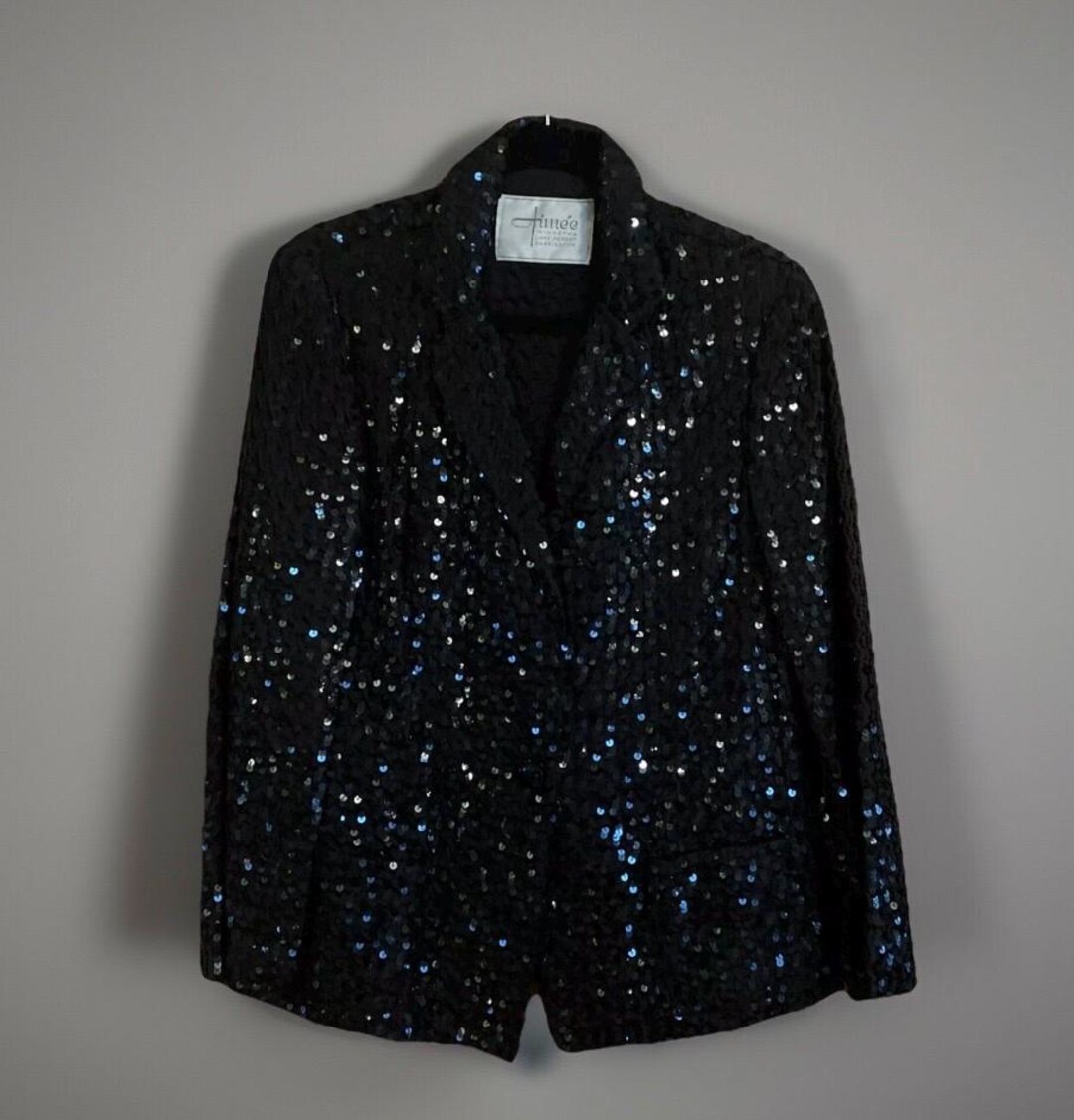 1980s Aimee Sequince Jacket. Fits Medium to Large - Etsy