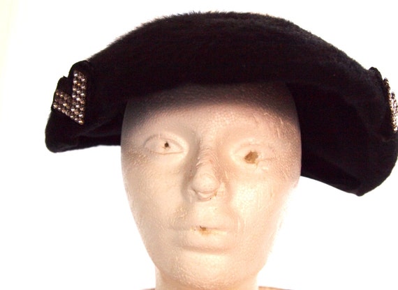 Vintage 40's Quaker Maid Exclusive Hat Rhinestones Used in | Etsy